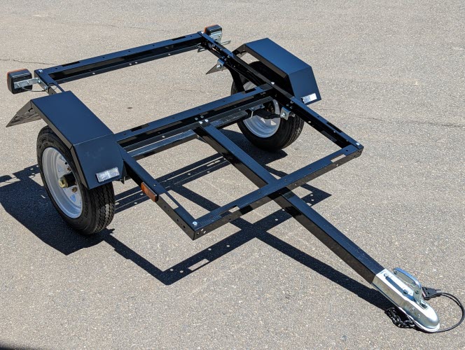 Small Trailer, Small Trailer Chassis, Small Trailer Frame, Mini Trailer ...